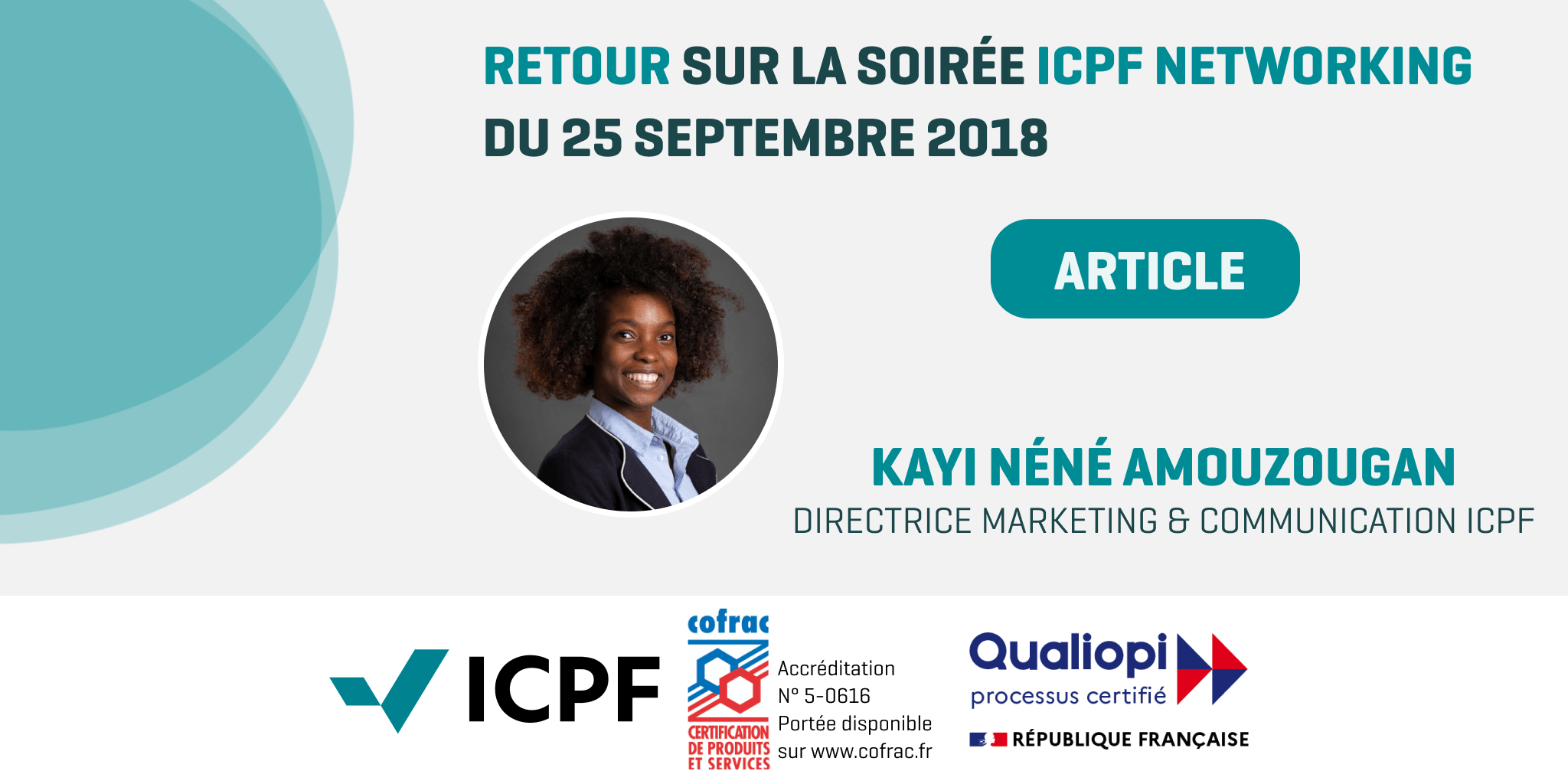 Retour sur la soirée ICPF Networking du 25 septembre 2018